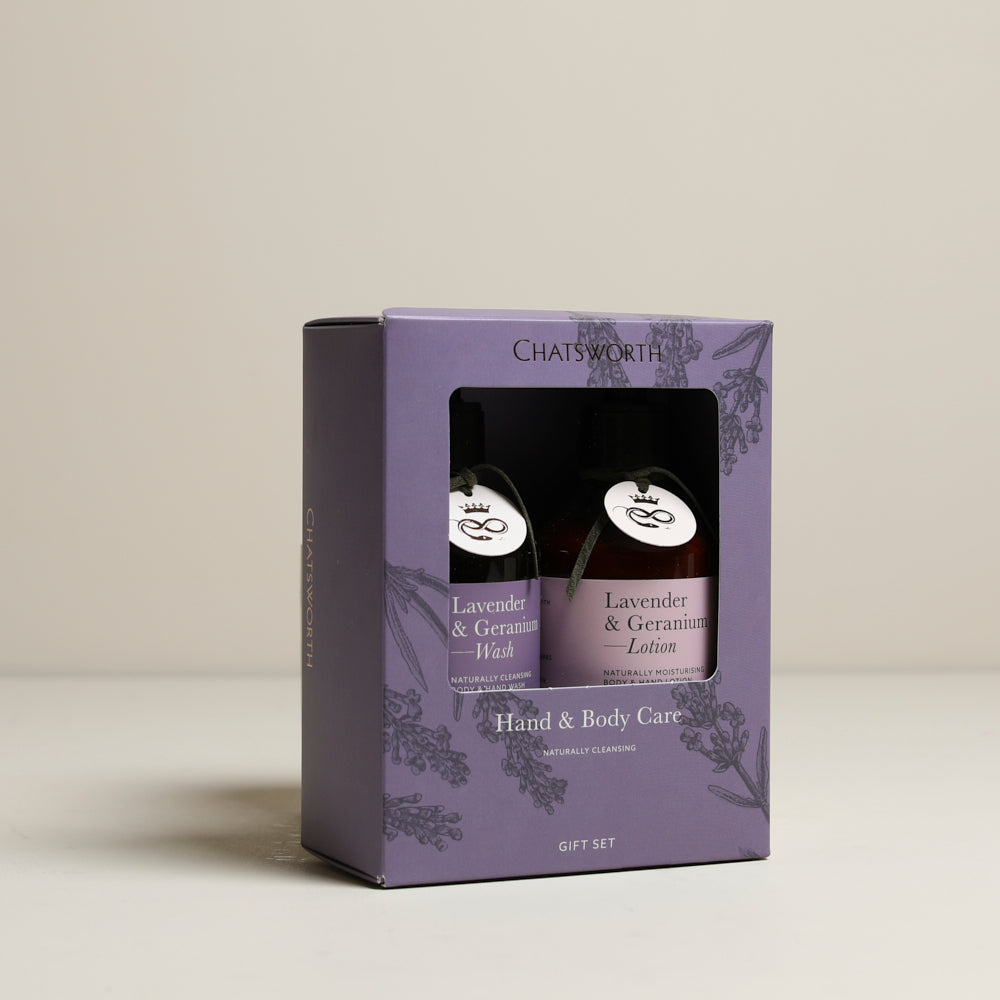 Naturally Cleansing Lavender & Geranium Gift Set – Chatsworth Shop