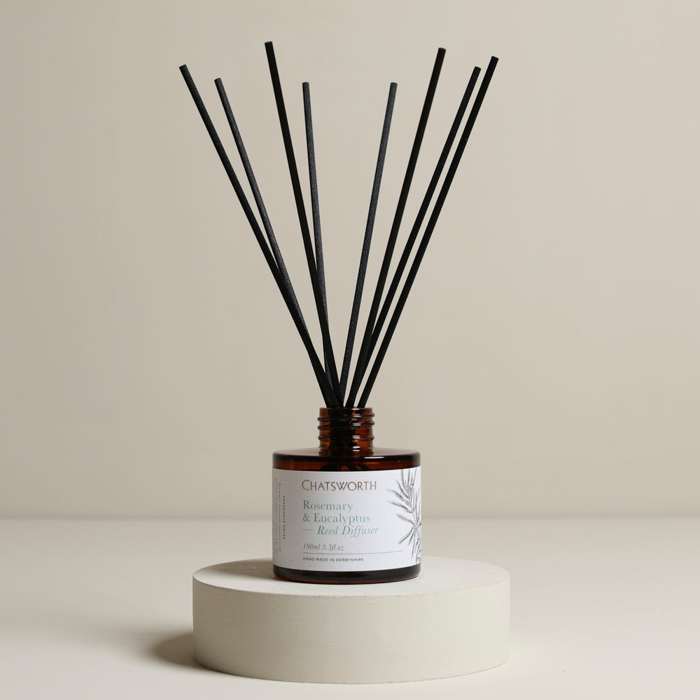 Rosemary & Eucalyptus Reed Diffuser | Chatsworth Kitchen Garden Collection